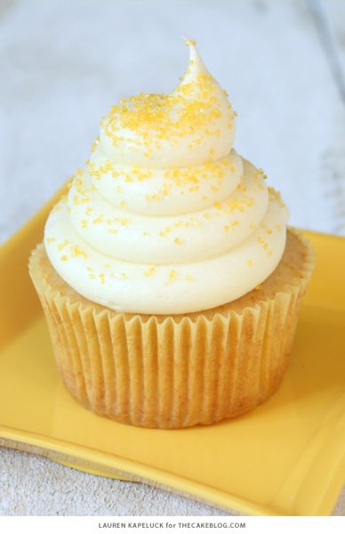Honey Cupcakes with Honey Cream Cheese | The Cake Blog
