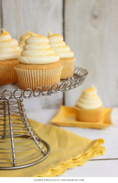 Honey Cupcakes with Honey Cream Cheese | The Cake Blog
