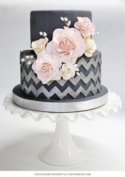 10 Pretty Black Cakes | The Cake Blog