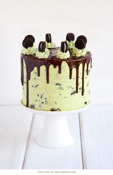 Mint Cookies N Cream Cake | The Cake Blog