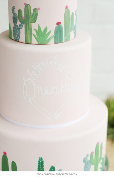 Mid-Century Cactus Cake | The Cake Blog