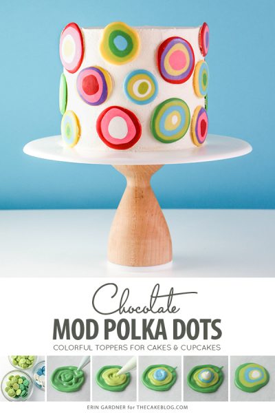 Mod Polka Dot Cake | The Cake Blog