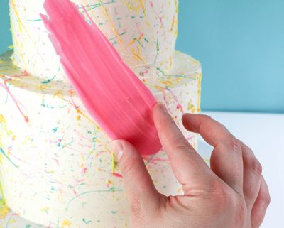Brushstroke Cake | The Cake Blog