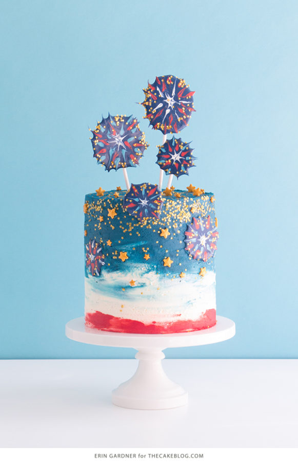 Chocolate Fireworks Cake | The Cake Blog