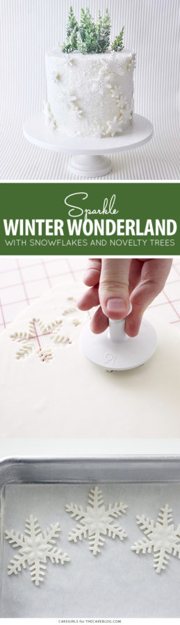 Winter Wonderland Snowflake Cake | The Cake Blog